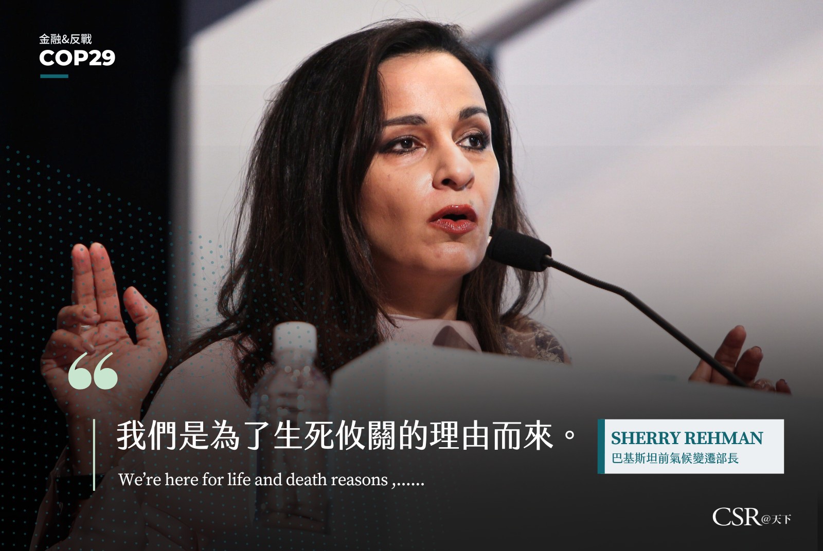 戰爭與和平：金融與反戰的COP29 - CSR@天下